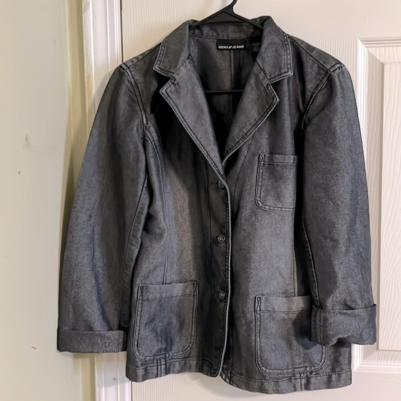 Dkny | Jackets & Coats | Dkny Jeans Denim Jeans Blazer For Women With ...